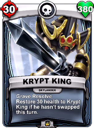 Download Krypt King Card - Skylanders Krypt King Card - Full Size PNG ...