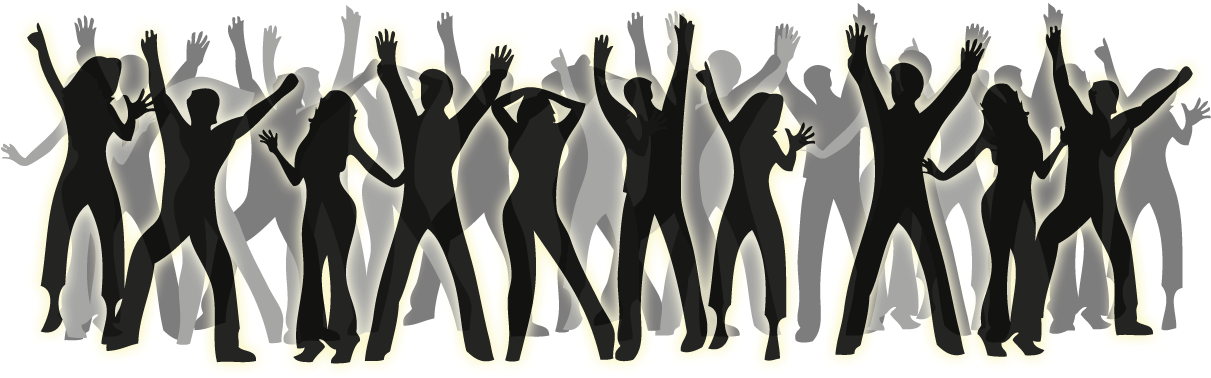 Download Cheering Crowd Silhouette Png Download - Transparent ...