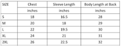 Download Size Chart - Full Size PNG Image - PNGkit