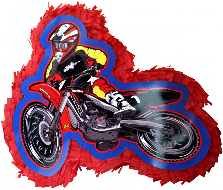 Download Close Mx Superstars Pinata - Dirt Bike Pinata - Full Size PNG ...