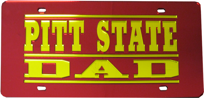 Download Pitt State Dad License Plate - Dad License Plate - Full Size ...