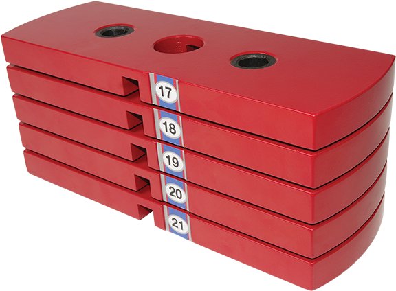 Download Body-solid Premium Red Steel Weight Stack 50lbs, 5 - Full Size ...