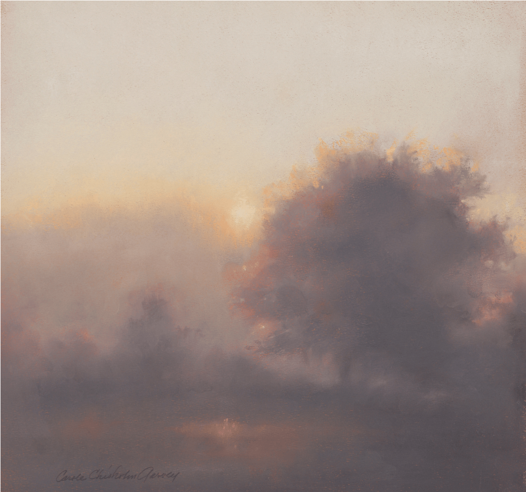 Download Foggy Sunset - Visual Arts - Full Size PNG Image - PNGkit