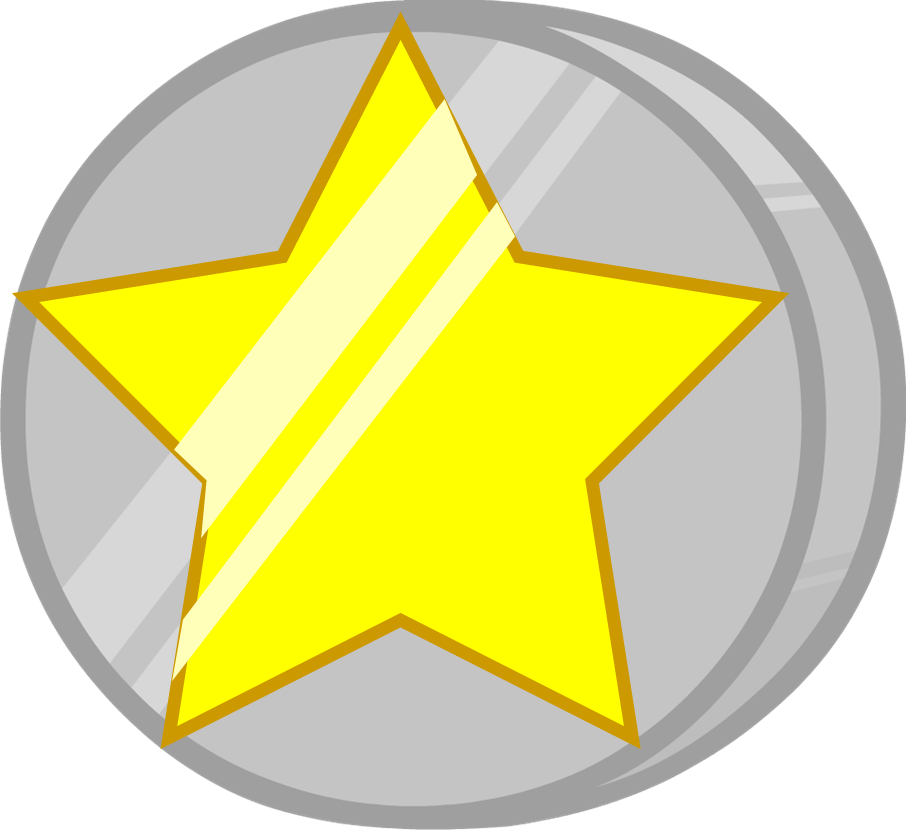 Download Silver Star Coin - School - Full Size PNG Image - PNGkit