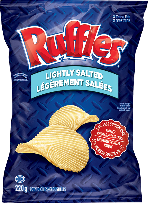 Download Ruffles® Lightly Salted - Sour Cream Ruffles Chips - Full Size ...