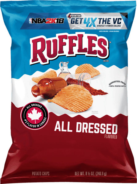 Download 70 For Ruffles® Potato Chips - All Dressed Ruffles - Full Size ...