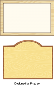 Download Exquisite Cartoon Cute Retro Wood Label Title Bar, - Cartoon ...