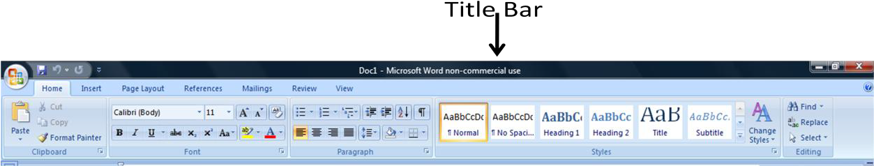 Download The Title Bar Ms Word Title Bar Full Size PNG Image PNGkit