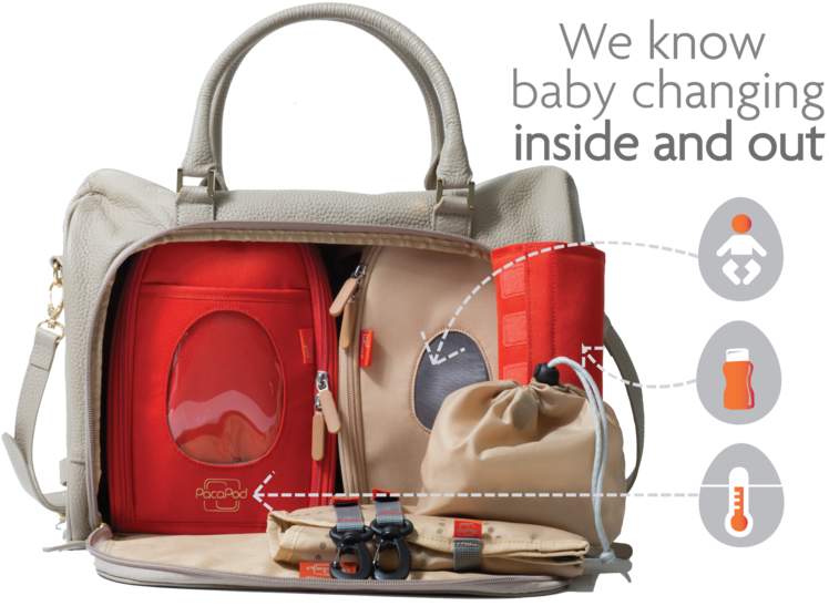 Download Changer Pod - Pacapod Firenze Pewter Designer Leather Baby ...