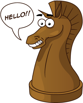 Download Knight Saluting Black - Knight Rook - Full Size PNG Image - PNGkit