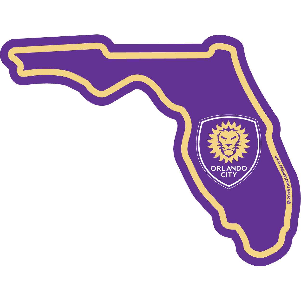Download Mls Orlando City Sc Sticker - Orlando City Sc Lions 6" Silver ...