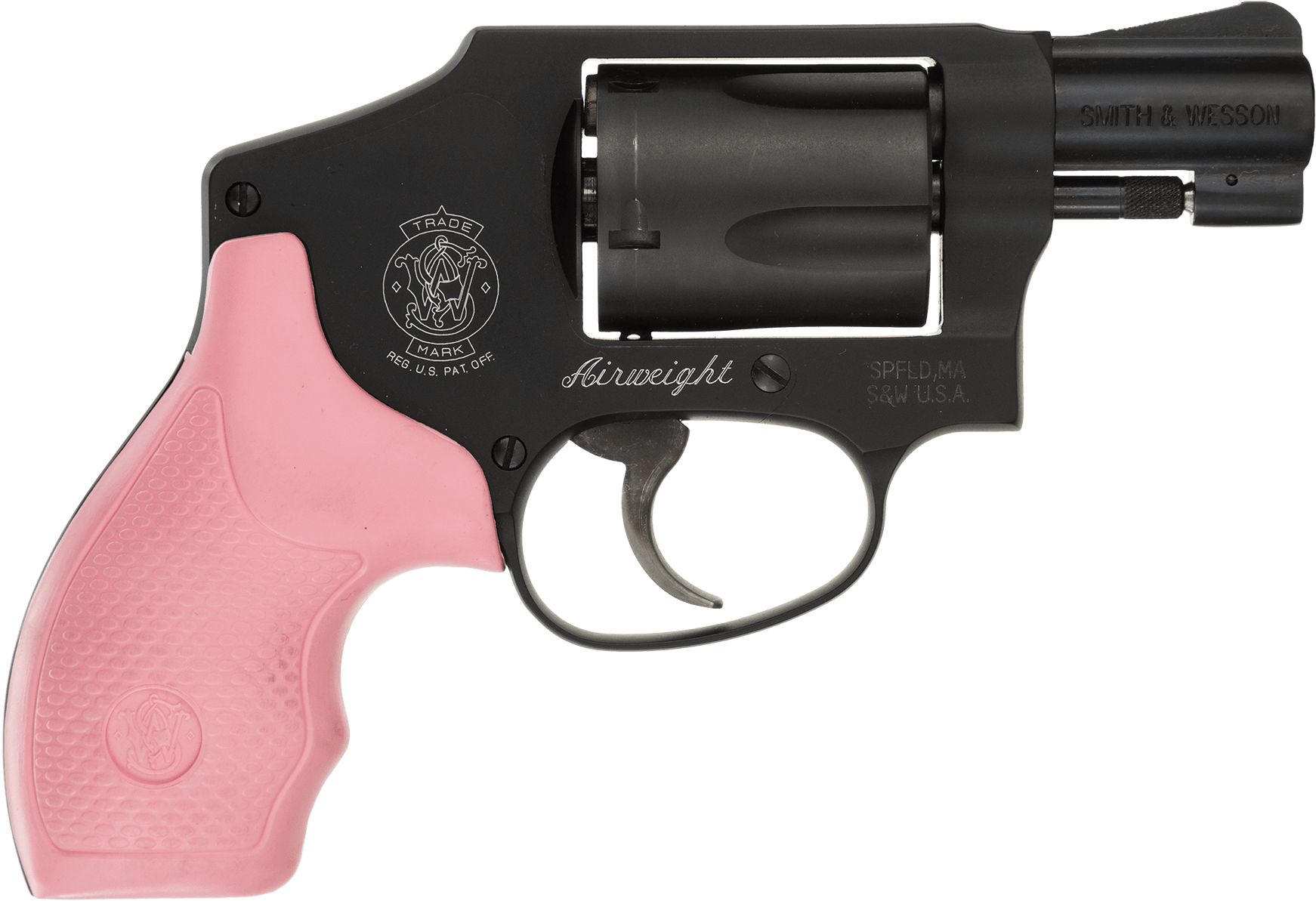 Download 55913 - Smith And Wesson 442 Pink Grips - Full Size PNG Image ...