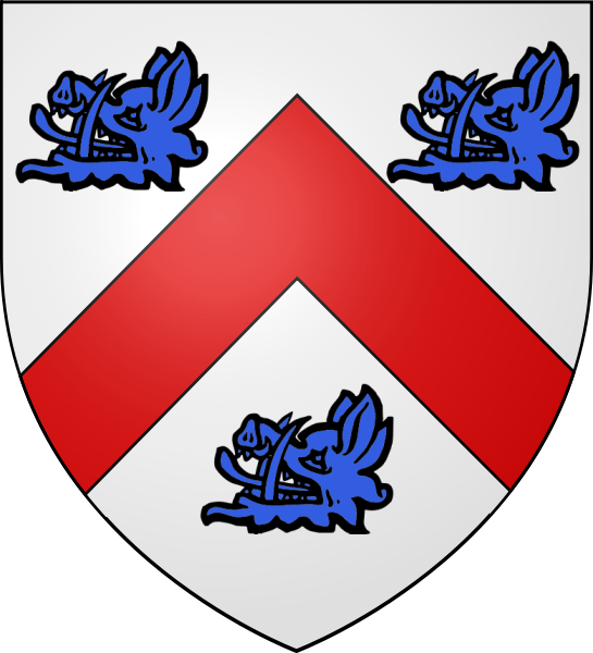 Download Cochrane Argent, A Chevron, Gules, Between Three Boars' - De ...