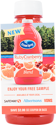 Download 1 - Ocean Spray Ruby Cranberry Blend Cocktail - Full Size PNG Image - PNGkit