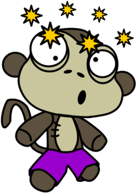 Download Monkey Clipart Dizzy - Clip Art - Full Size PNG Image - PNGkit