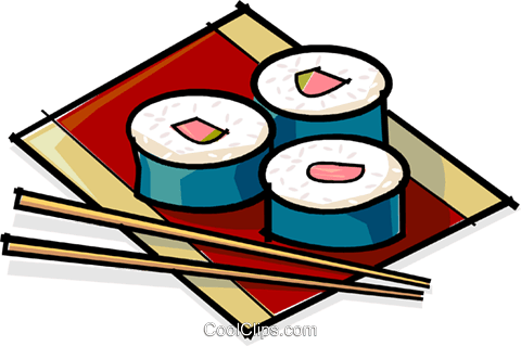 Download Sushi And Chopsticks Royalty Free Vector Clip Art Illustration ...
