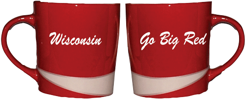 Download Go Big Red/wisconsin Red Mug With White Swoosh 16 Oz - I Like ...