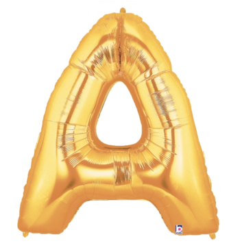 Download 40" Gold Letter Balloon - Balloon Letter - Full Size PNG Image ...
