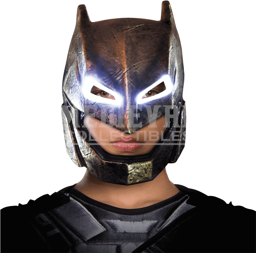 Download Adult Armoured Batman Light-up Mask - Armored Batman Mask ...