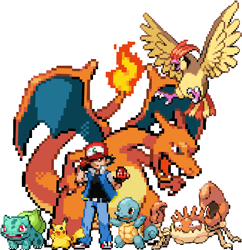 8 Bit Pokemon Charizard