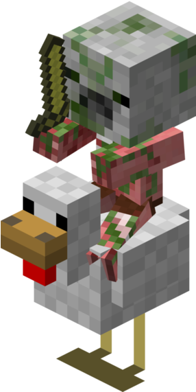 Download Minecraft Chicken Jockey Minecraft Mobs, Minecraft - Minecraft ...
