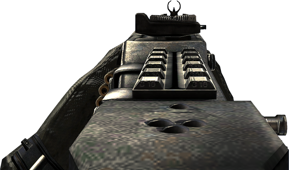 Download Transparent The Call Of Duty Wiki - Machine Gun Iron Sight ...