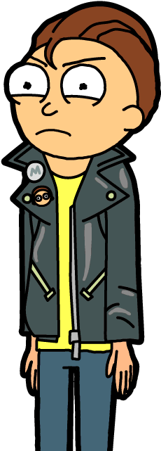 Download Greaser Morty - Pocket Mortys Greaser Morty - Full Size PNG ...
