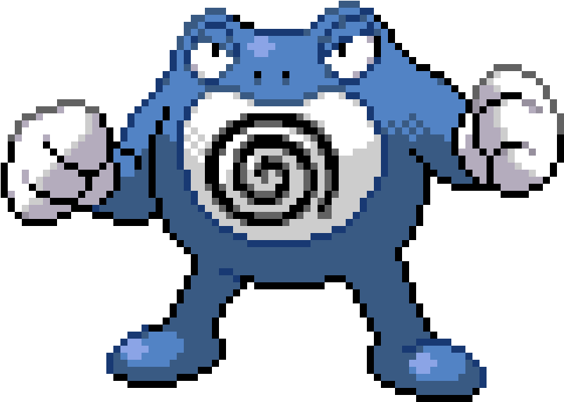 Download Poliwrath - Pixel Art - Full Size PNG Image - PNGkit