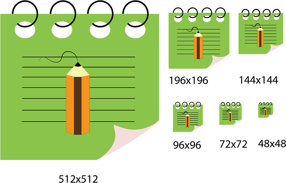 Download Drawable Notepad Icon Size - Icon - Full Size PNG Image - PNGkit