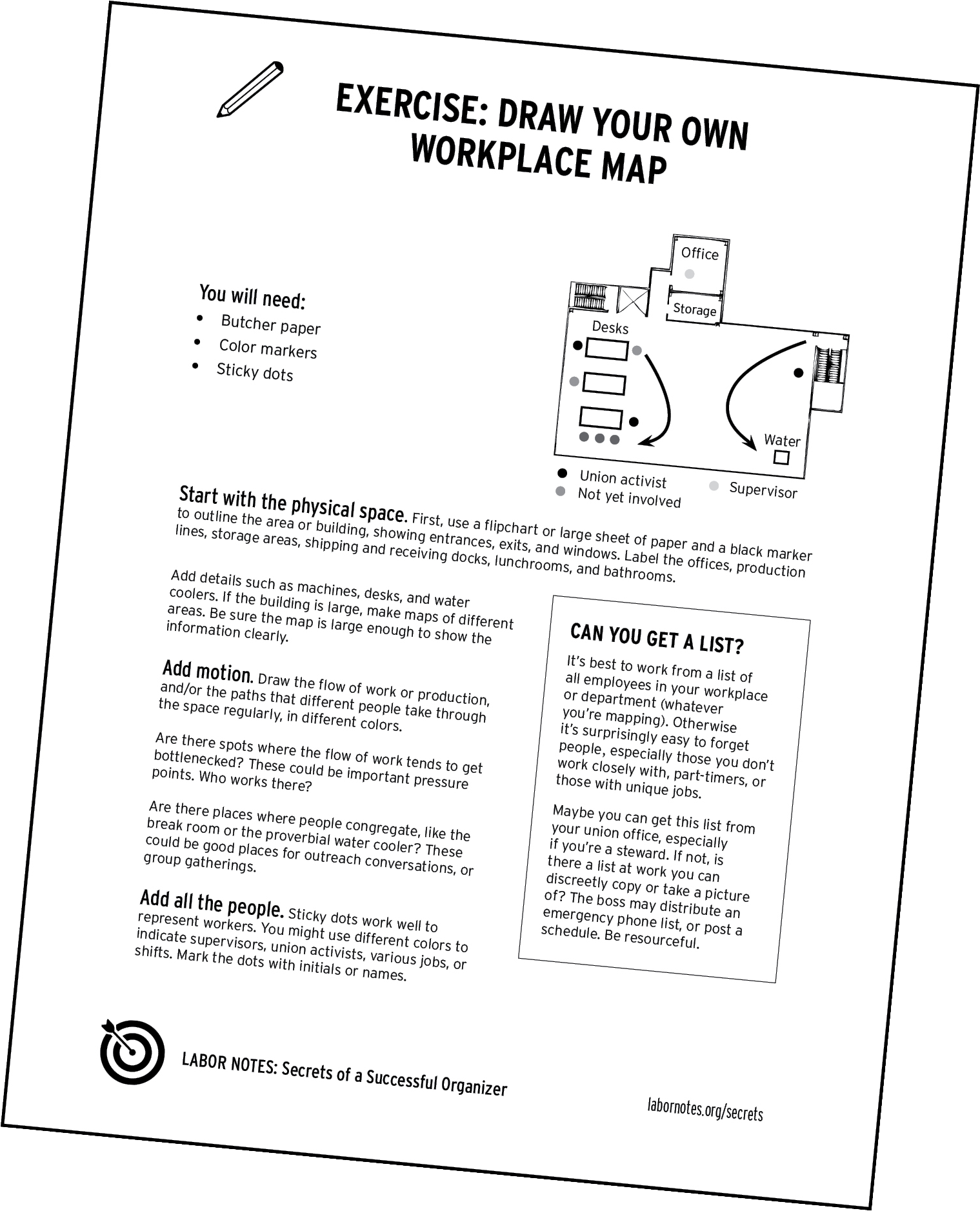 Download Map Your Workplace Handout Thumbnail - Book - Full Size PNG ...