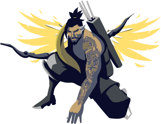 Download Blizzard,blizzard Other, Overwatch, - Hanzo - Full Size PNG ...