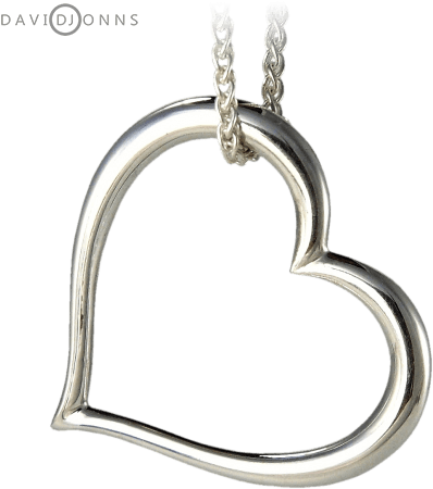 Download Open Heart Pendant - David Jonns 9ct Yellow Open Heart Pendant ...