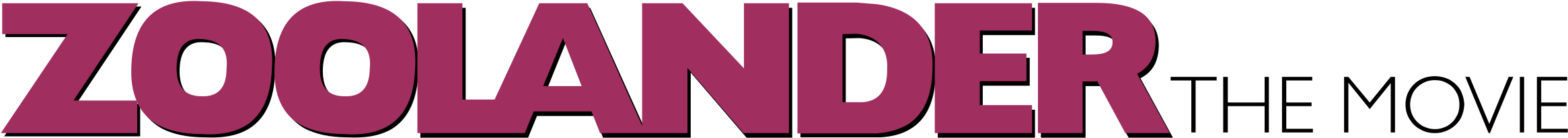 Download Zoolander The Movie Logo Png Transparent - Zoolander - Logo ...