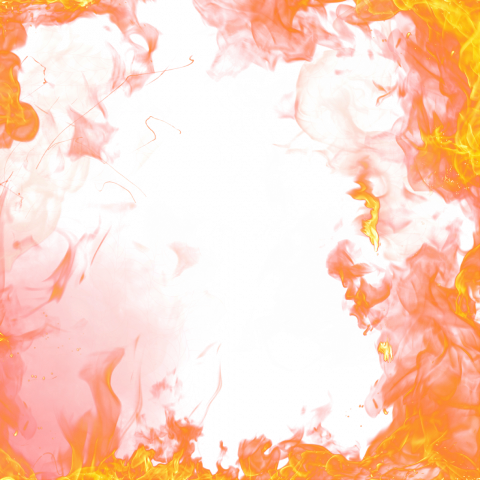 Download Blue Fire Frame Png - Full Size PNG Image - PNGkit