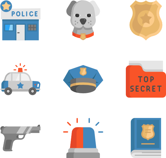 Download Transparent Police 40 Icons - Icon - PNGkit