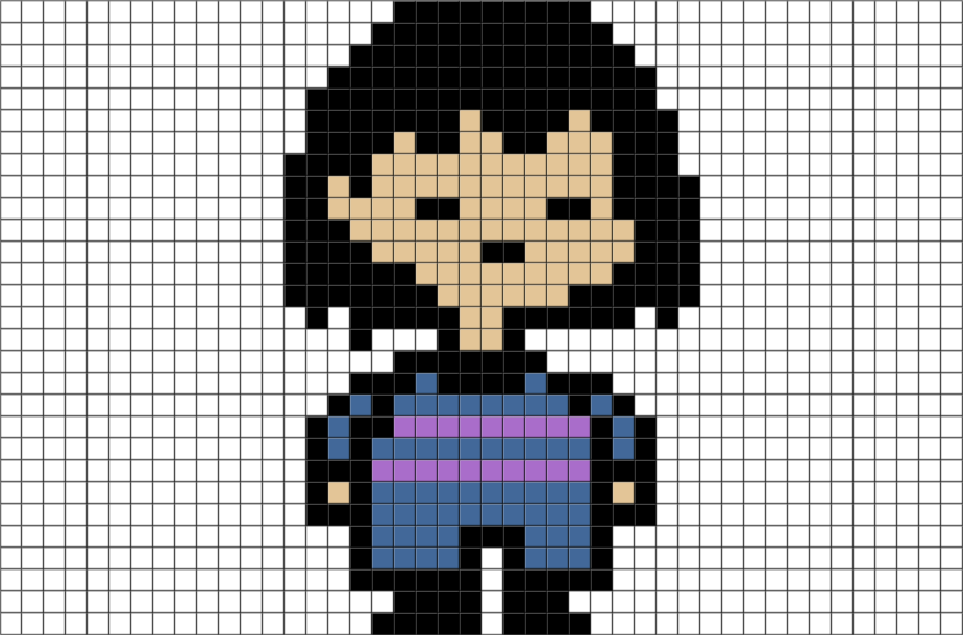 Download Undertale Frisk Walking Gif - Full Size PNG Image - PNGkit