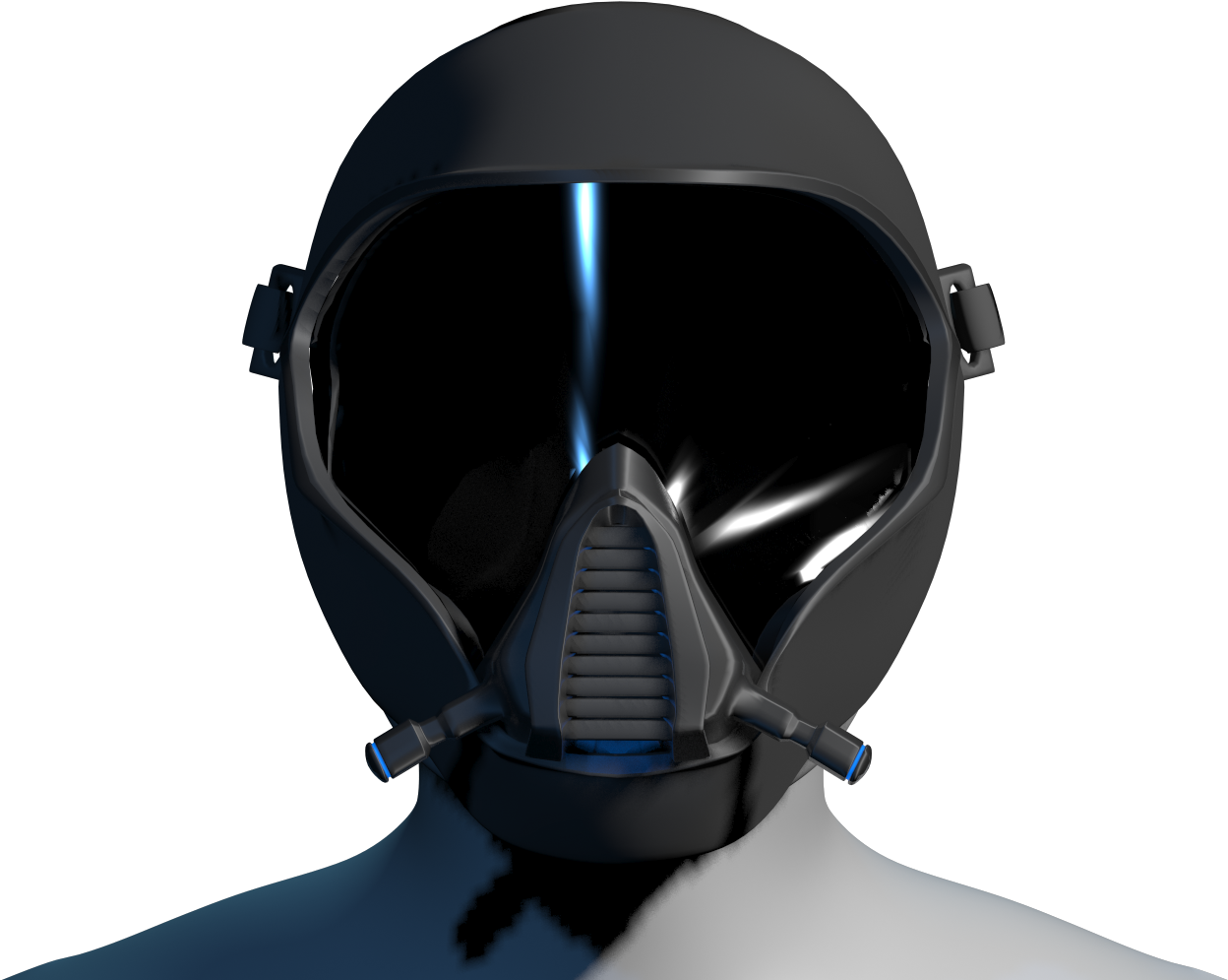 Download Amazing Image Blue - Mask - Full Size PNG Image - PNGkit