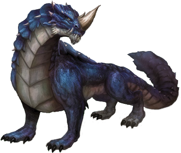 Download Resembling A Wingless Blue Dragon, The Guard Drake - Hoard Of ...