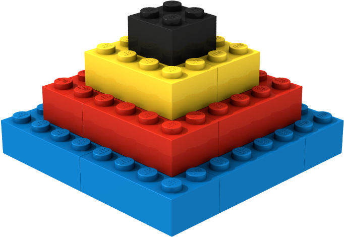 Download Pyramid Pov-ray Transparency - Lego Birthday Cake Transparent ...