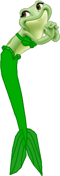 Download Tiana Mer-frog - Princess And The Frog - Full Size PNG Image ...