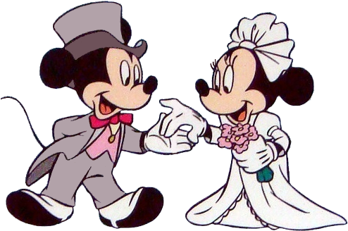 Download Mickey & Minnie Wed - Mickey And Minnie Wedding - Full Size ...