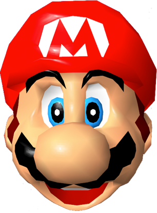 Download Super Mario - Super Mario 64 Mario Head Png - Full Size PNG ...