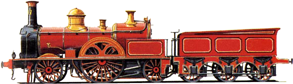 Download Victorian Steam Locomotive Transparent Image - Train With ...