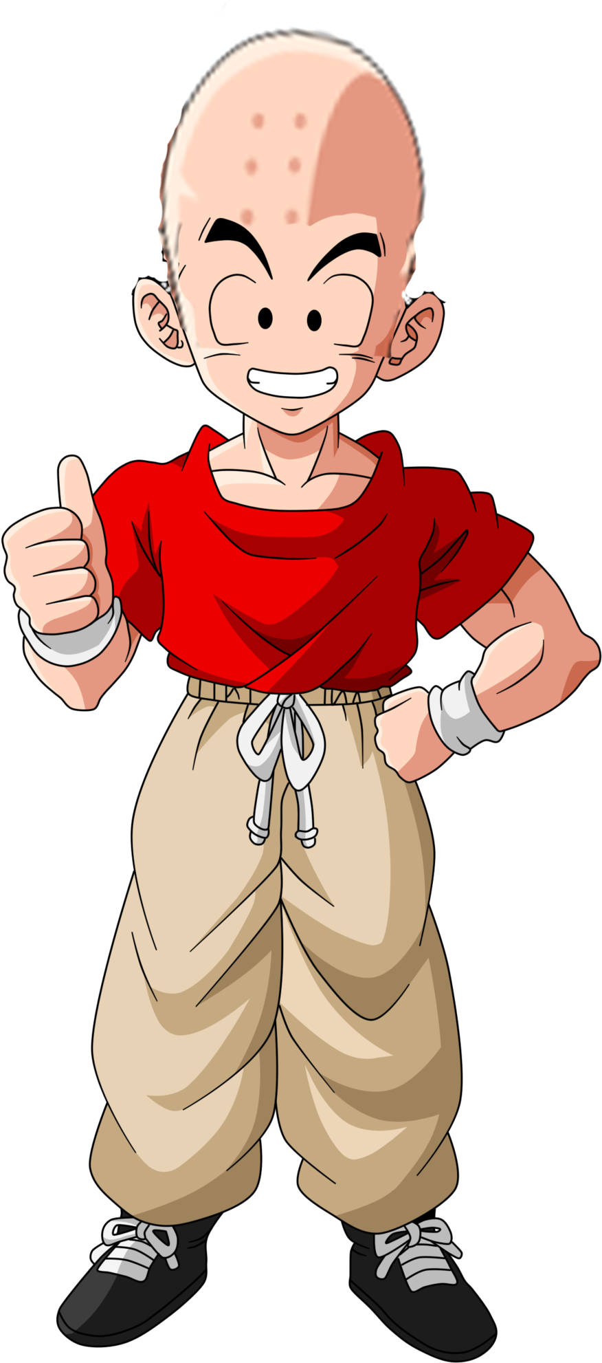 Download Collin - Dbz Krillin With Hair - Full Size PNG Image - PNGkit