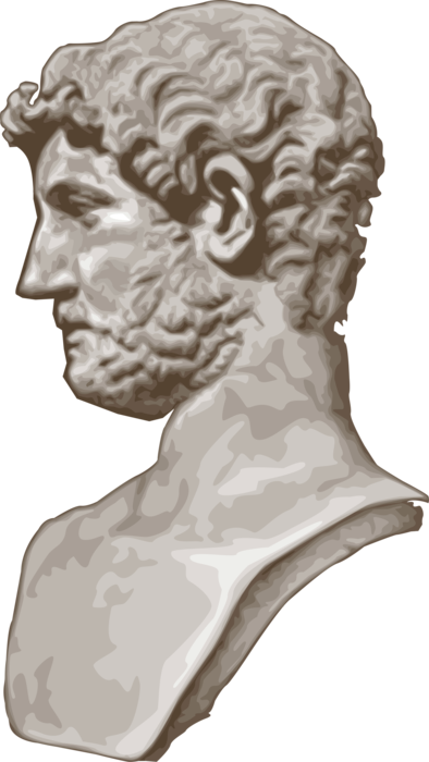 Download Vector Illustration Of Roman Emperor Hadrian Built - Giclee ...