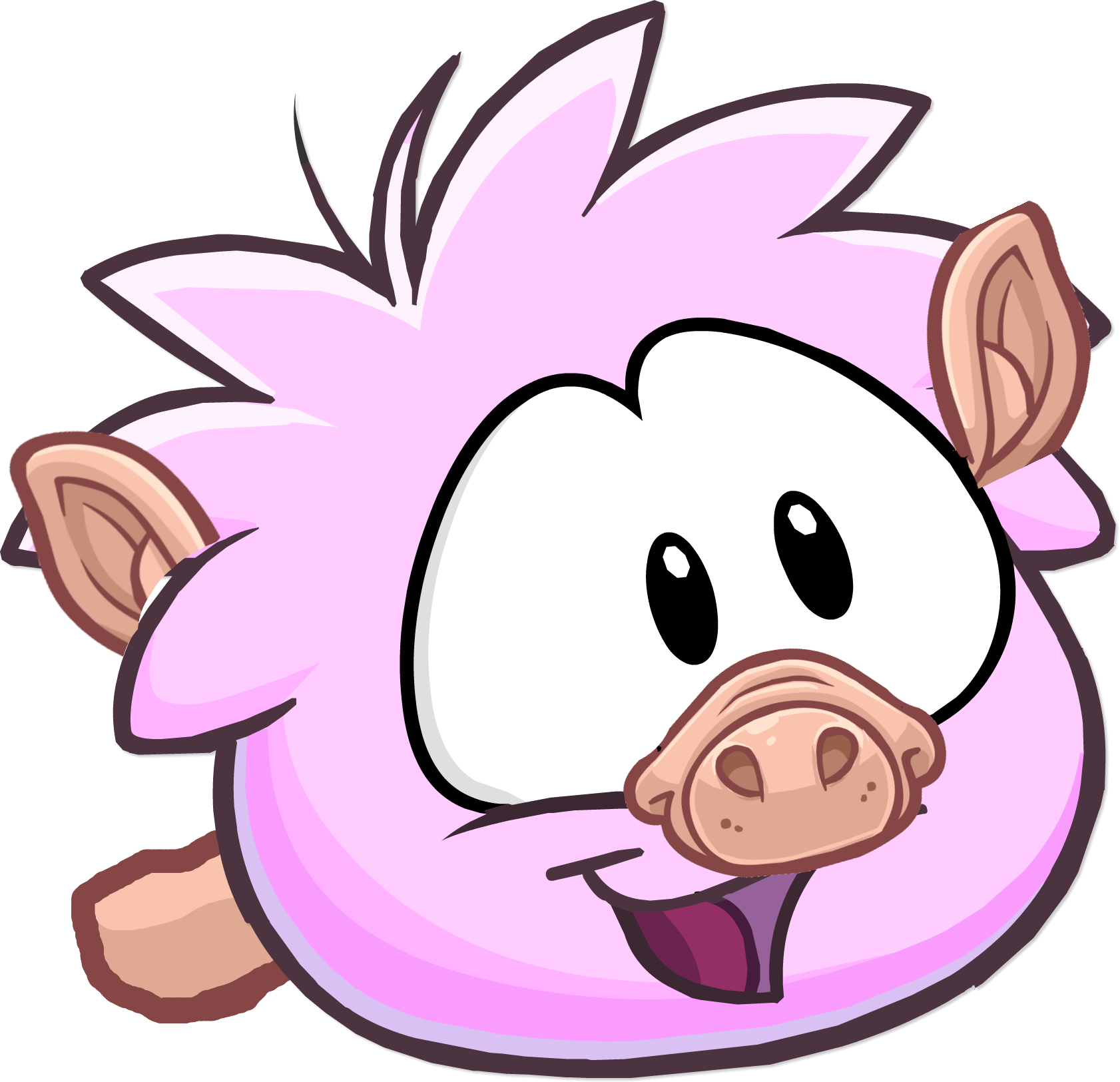 Download Pig Puffle - Club Penguin Puffle Ideas - Full Size PNG Image ...