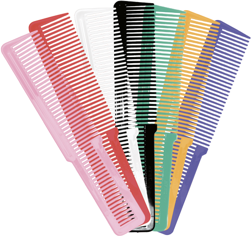 Download Wahl Pro Assorted Styling Combs Front View - Wahl Clipper Comb ...