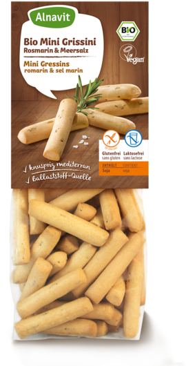 Download Organic Mini Grissini - Alnavit Bio Mini Grissini Rosmarin ...