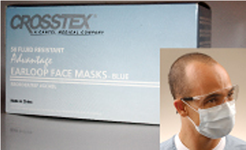 Download Crosstex Advantage Earloop Surgical Face Mask - Advantage ...