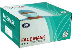 Download Om Face Mask 3ply - Disposable Mask Packaging - Full Size PNG ...
